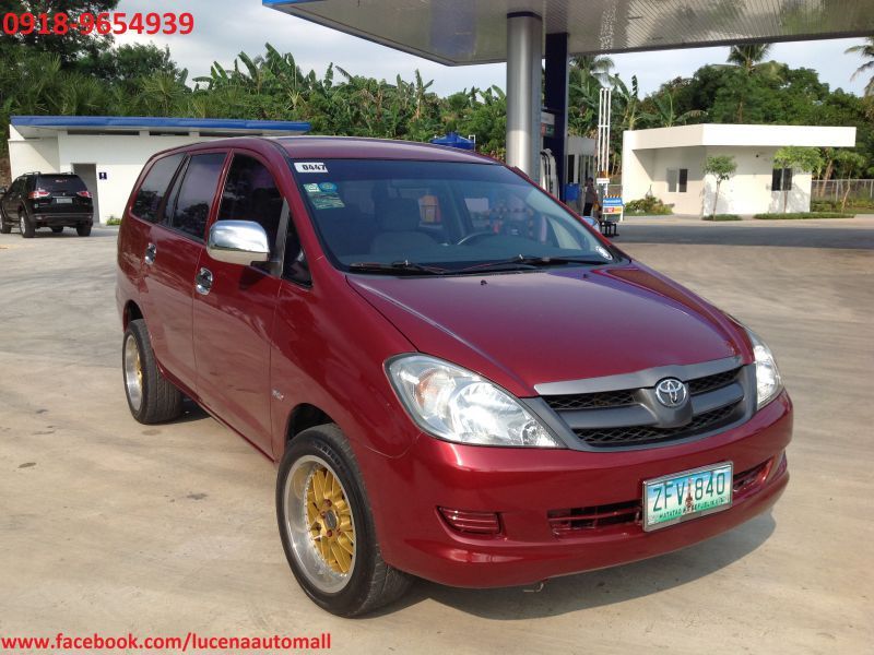 2007 Toyota Innova for sale | 77 000 Km | Manual transmission - Lucena ...
