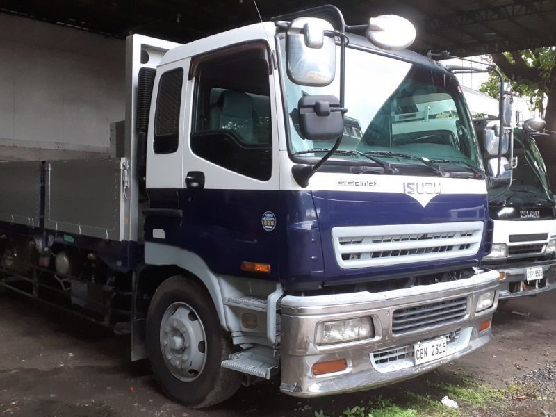 2005 Isuzu Giga 10 Wheeler Cargo Dropside Truck with Molye 32FT 6WF1 ...