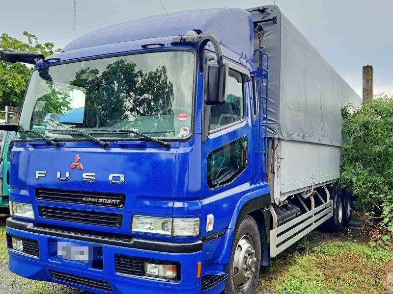 2003 Mitsubishi Fuso Super Great 10 wheeler Tarpal wing van Molye 6M70 32FT for sale | Brand New ...