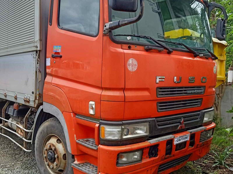 2005 Mitsubishi Fuso Super great As Is Molye 10 Wheeler Wing Van 6M70 ...