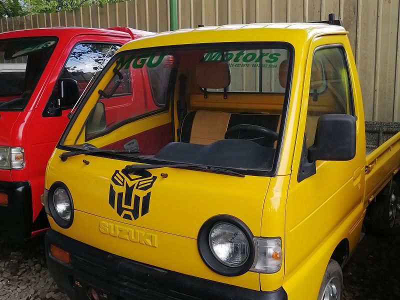 1998 Suzuki Multicab Scrum 4x4 Cateye Pickup MT Light Green for sale ...